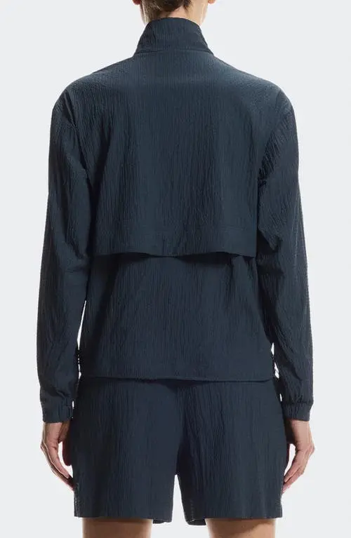 On Courtside Half Zip Pullover - Midnight