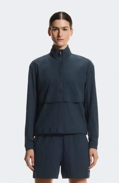 On Courtside Half Zip Pullover - Midnight