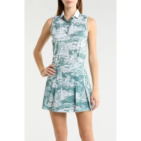 Greyson Huntress Toile Print Polo