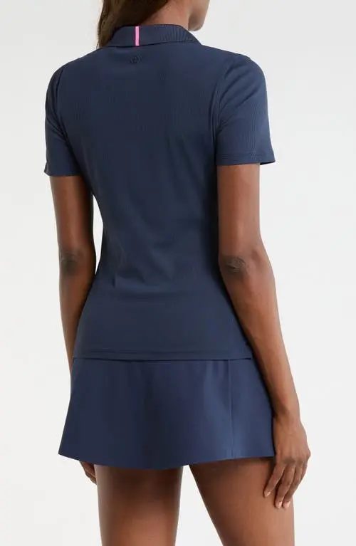 G/fore Tech Rib Golf Polo - Twilight