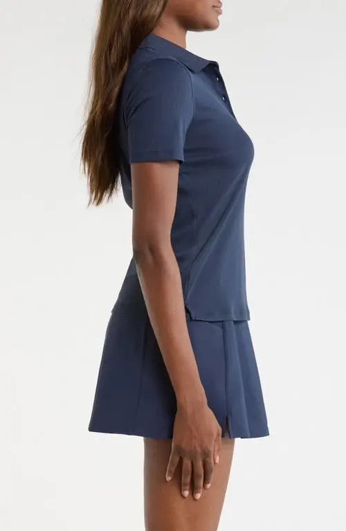 G/fore Tech Rib Golf Polo - Twilight