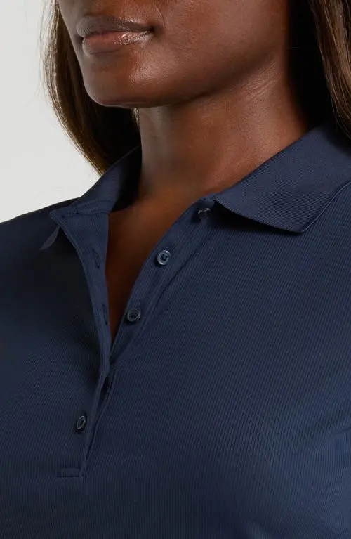 G/fore Tech Rib Golf Polo - Twilight