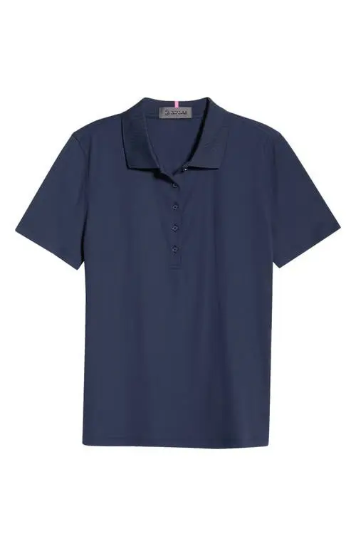 G/fore Tech Rib Golf Polo - Twilight