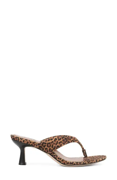 Naturalizer Tressa Thong Sandal - Brown Leopard