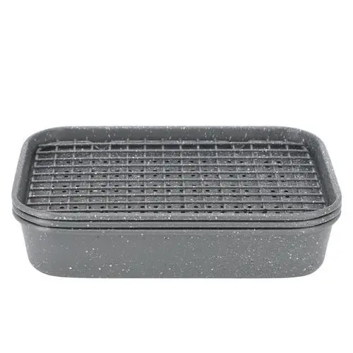 OSTER Stone 4 Piece Nonstick Carbon Steel Toaster Oven Bakeware Set