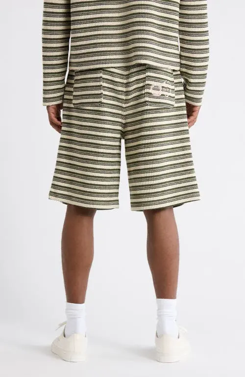 HONOR THE GIFT Speak Striped Knit Shorts