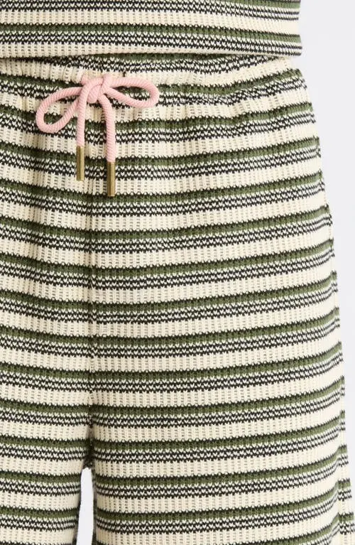 HONOR THE GIFT Speak Striped Knit Shorts