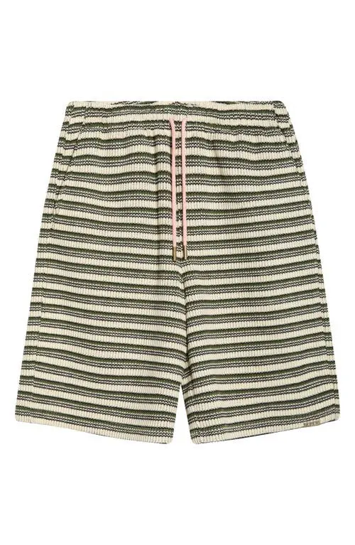 HONOR THE GIFT Speak Striped Knit Shorts