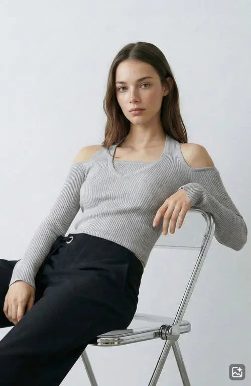 Mango Straight Leg Tie Detail Pants