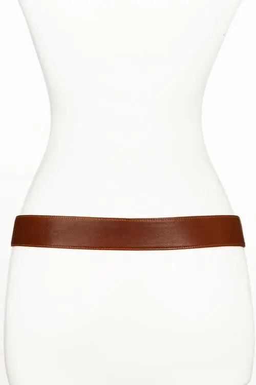 RAAINA BELTS Joy Buckle Leather Belt