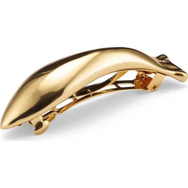 LELET NY Glossy Fin Barrette - Gold