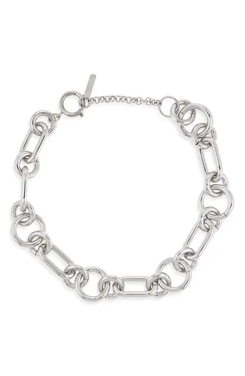 JUSTINE CLENQUET Troy Choker Necklace - Palladium