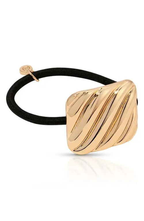 Ettika Ridged Bar Ponytail Holder