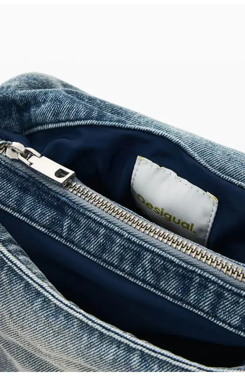 Desigual Denim Crossbody Bag - Light Blue