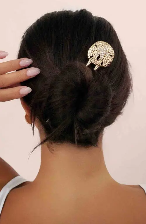 Ettika Sand Dollar Hair Pin