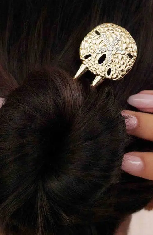 Ettika Sand Dollar Hair Pin