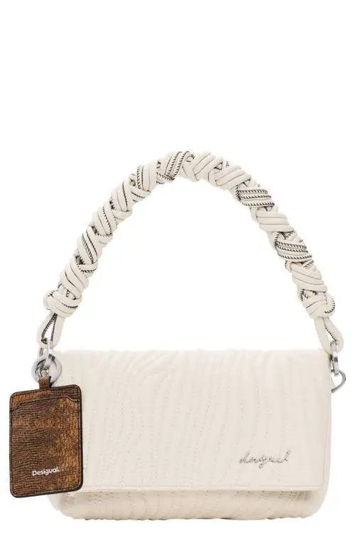 Desigual Engraved Crossbody Bag - Medium Beige