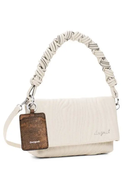 Desigual Engraved Crossbody Bag - Medium Beige
