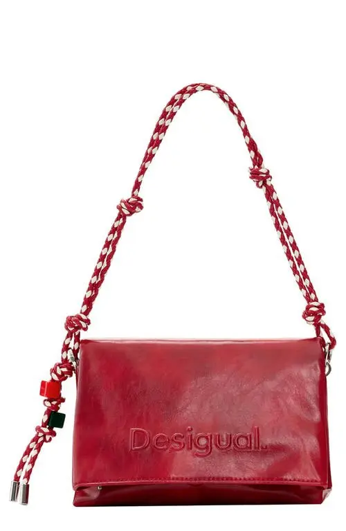 Desigual Faux Leather Crossbody Bag - Red