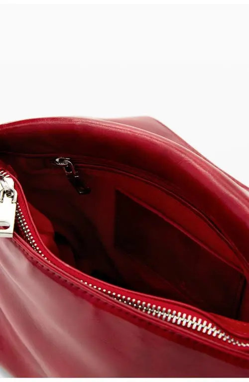 Desigual Faux Leather Crossbody Bag - Red