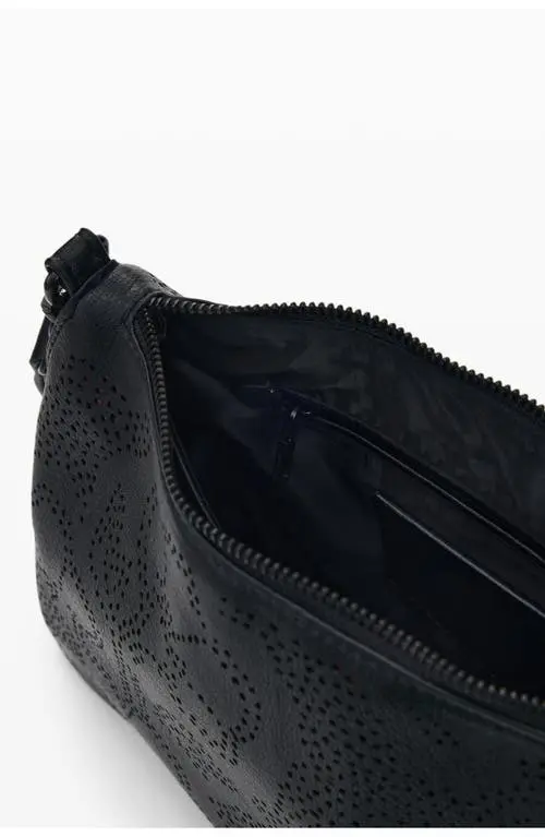 Desigual Floral Perforated Crossbody Bag