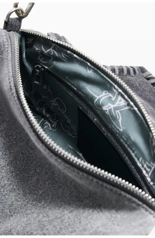 Desigual Mickey & Minnie Denim Crossbody Bag