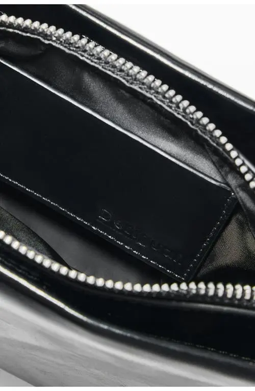 Desigual Faux Leather Crossbody Bag - Black