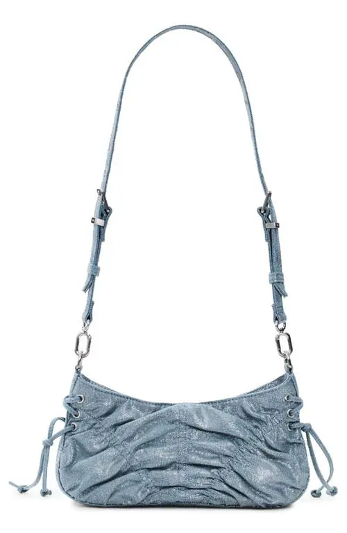 Desigual Ruched Denim Crossbody Bag