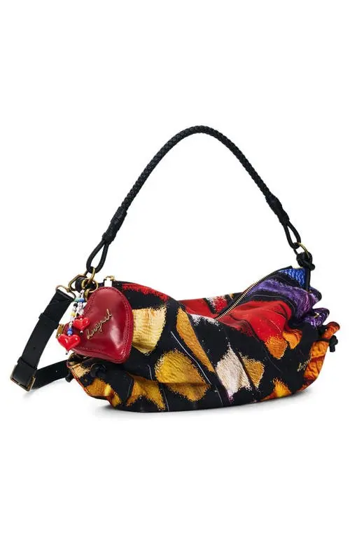 Desigual Butterfly Print Cotton Bag - Multi