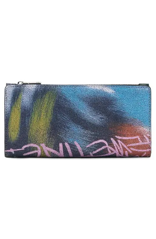 Desigual Logo Print Continental Wallet