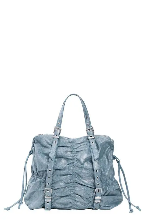 Desigual Ruched Denim Backpack