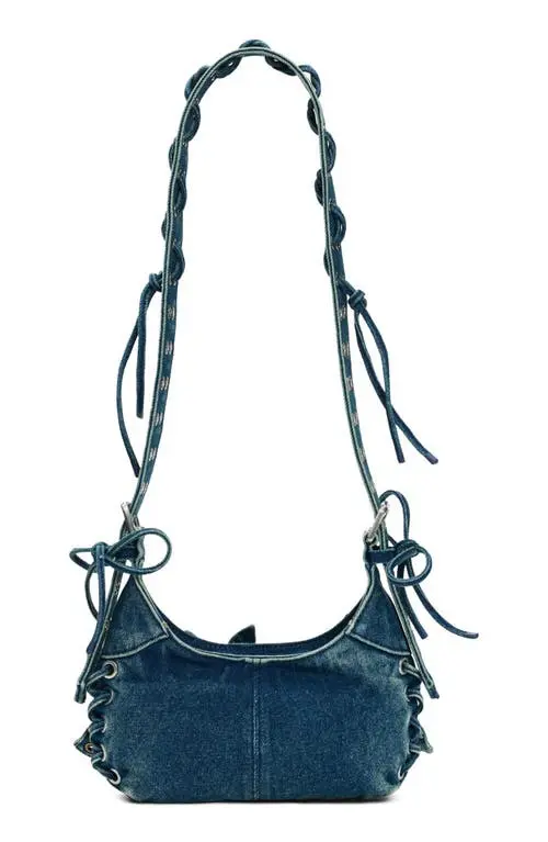 Desigual Denim Shoulder Bag - Dark Blue