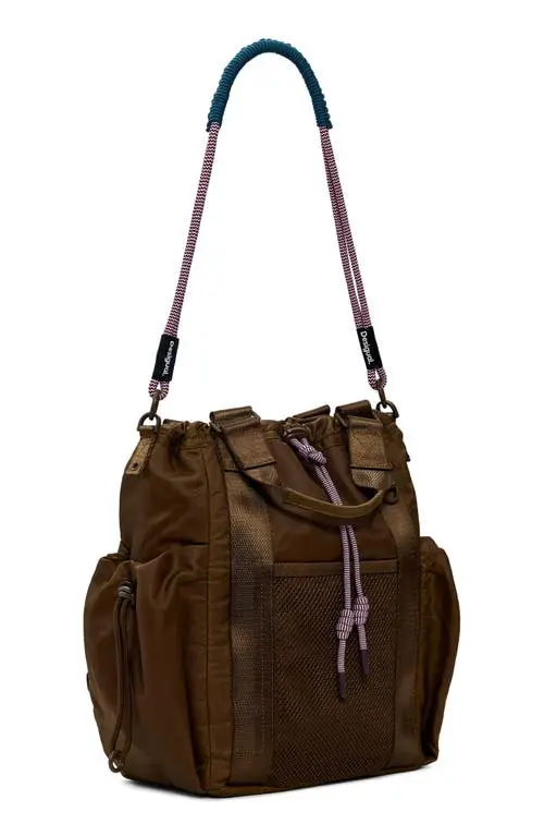 Desigual Medium Voyager Nylon Backpack - Brown