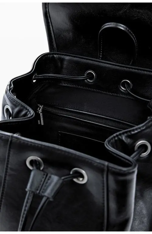 Desigual Faux Leather Backpack