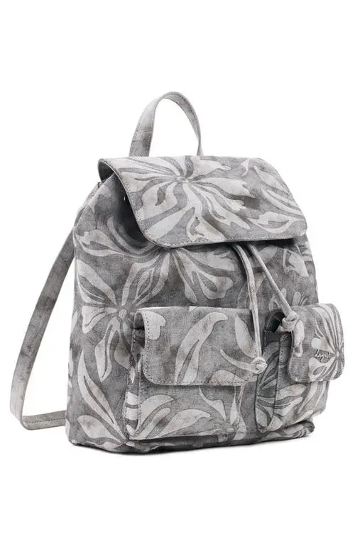 Desigual Floral Mini Backpack - Obsidian