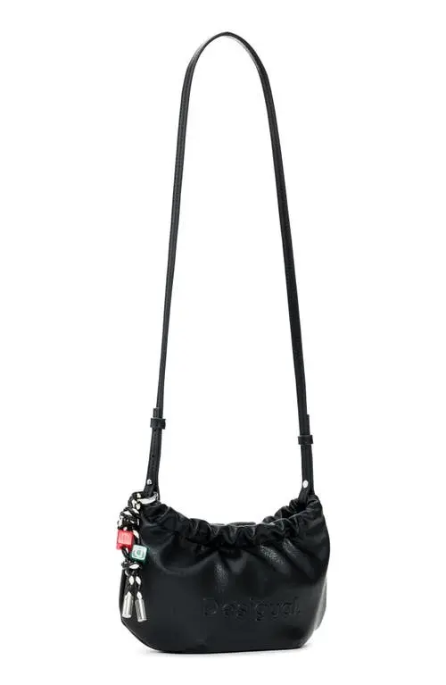 Desigual Logo Embossed Shoulder Bag