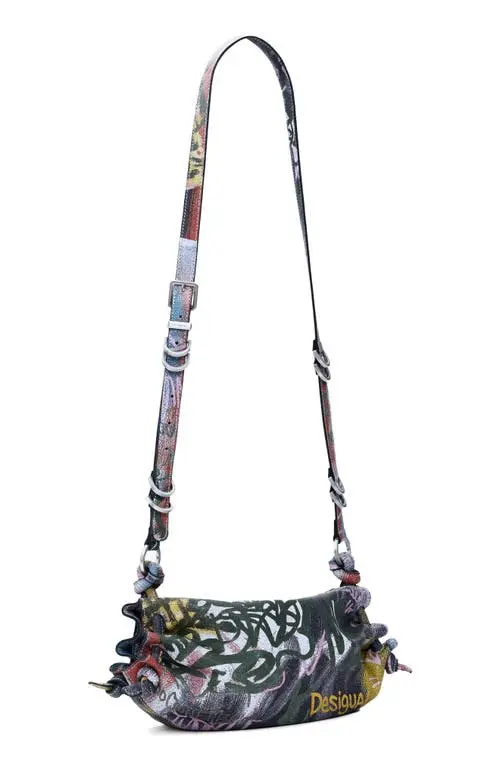 Desigual Arty Print Crossbody Bag