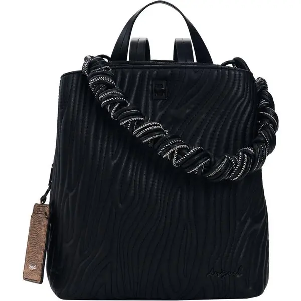 Desigual Mini Embroidered Convertible Backpack