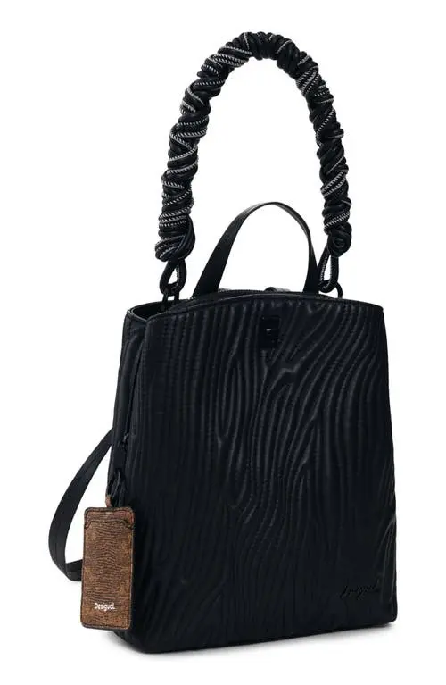Desigual Mini Embroidered Convertible Backpack