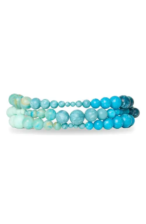 Lele Sadoughi Riviera Diana Triple Row Necklace