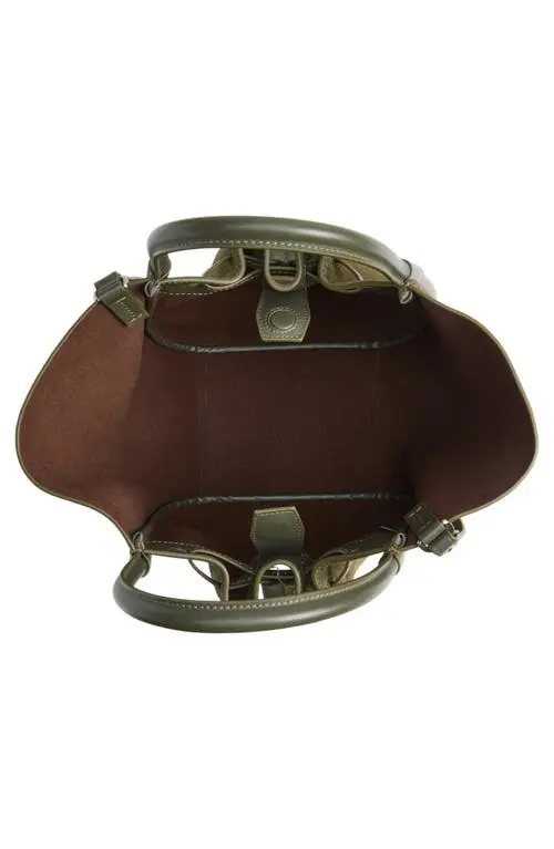 Proenza Schouler Small Ruched Leather Tote - Olive 324