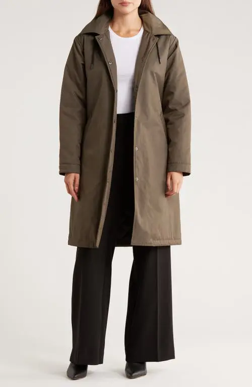 Bernardo Hooded Raincoat - Olive