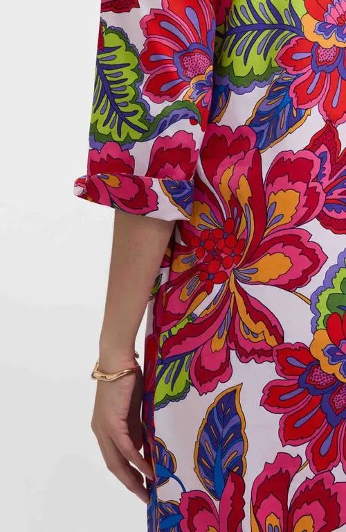 Foxcroft Printed Cotton Shift Dress