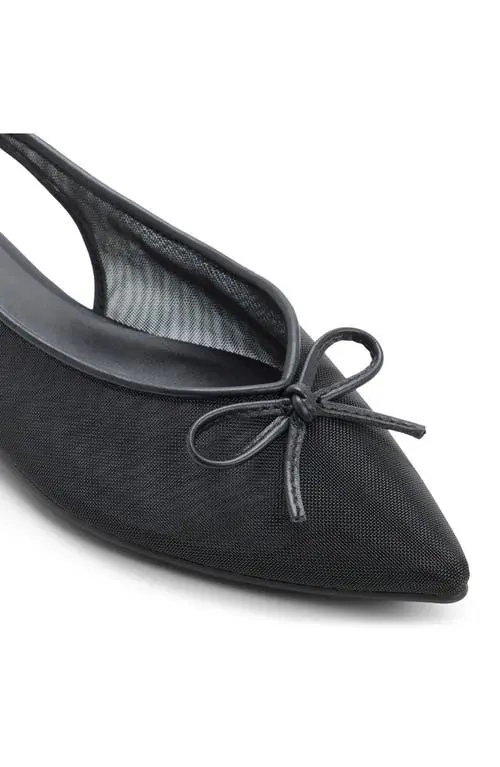 CALL IT SPRING BY ALDO Jennika Mesh Slingback Flats - Black