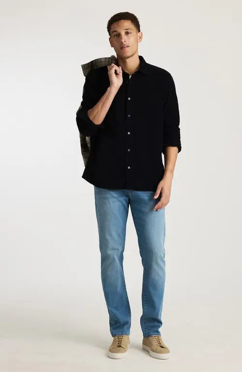 MAVI Jake Slim Fit Jeans - Light Brushed Feather