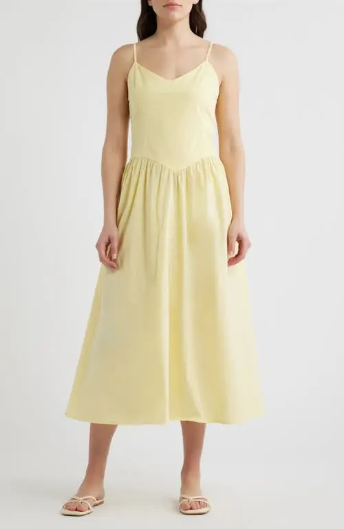 Deluc Izaro Sleeveless Maxi Dress - Yellow