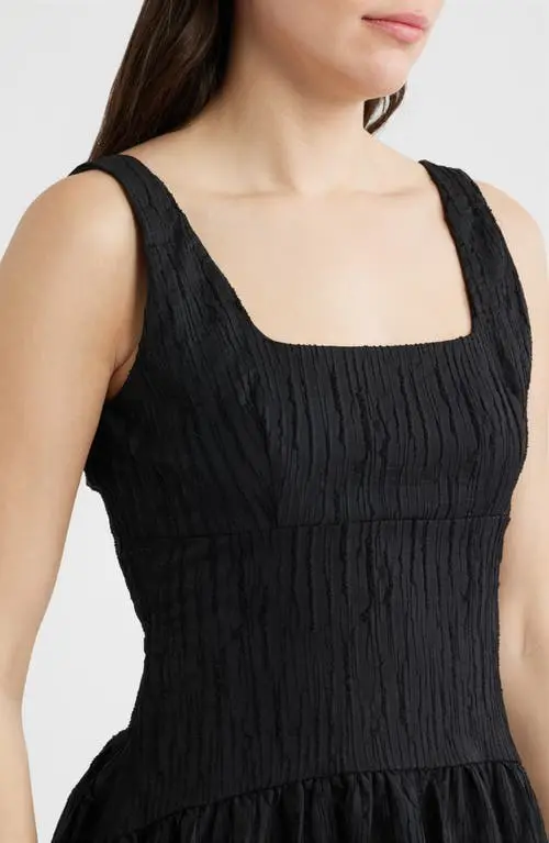 Deluc Vedra Sleeveless Midi Dress - Black