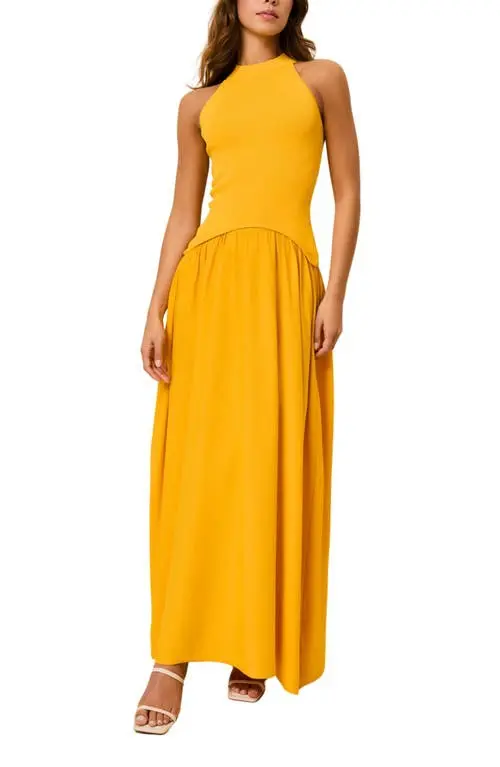 Solid & Striped The Isola Sleeveless Maxi Dress - Pineapple