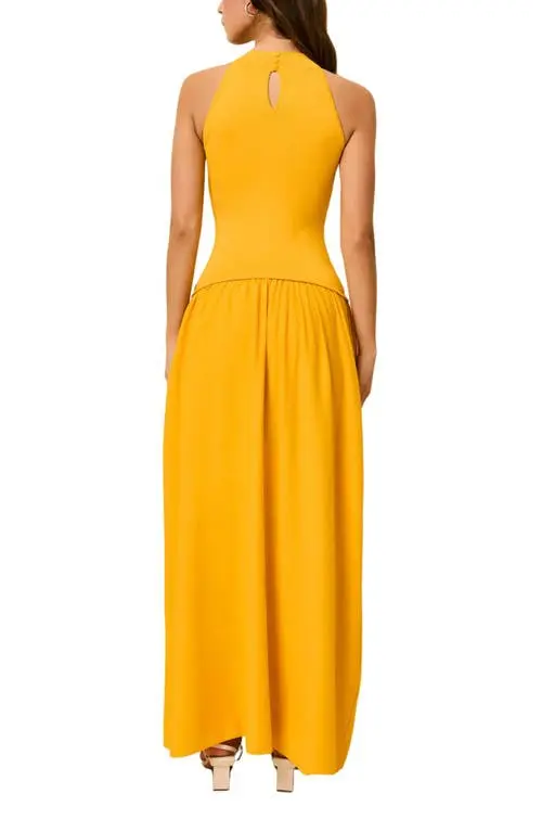Solid & Striped The Isola Sleeveless Maxi Dress - Pineapple