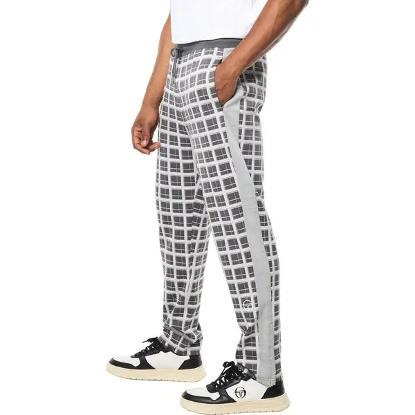SERGIO TACCHINI Damarindo Check Track Pant - Quiet Grey